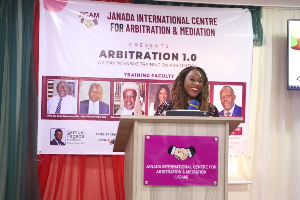 JANADA INTERNATIONAL CENTRE FOR ARBITRATION HOLDS TRAINING - City ...